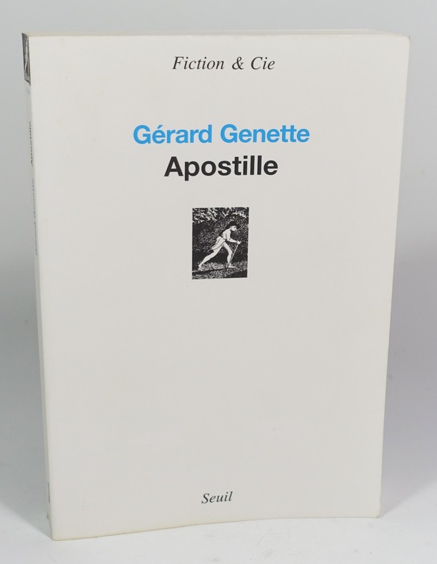 GENETTE Gérard - Apostille - Livre Rare Book