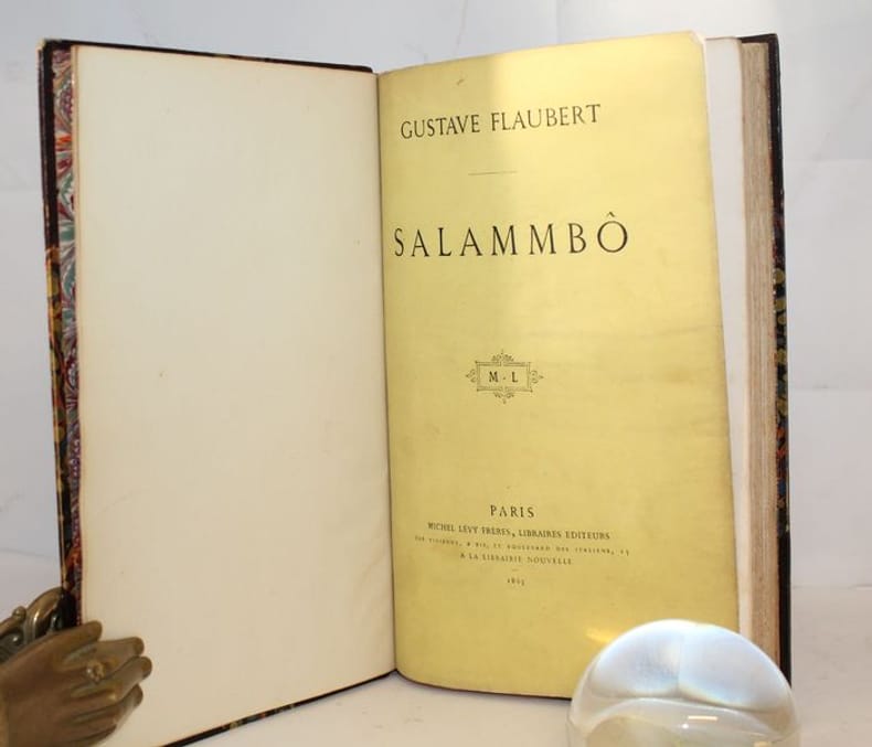 FLAUBERT (Gustave). - Salammbô. - Livre Rare Book