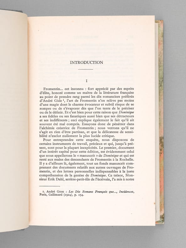 Librairie Marcel Didier - FROMENTIN, Eugène ; WRIGHT, Barbara - Dominique
