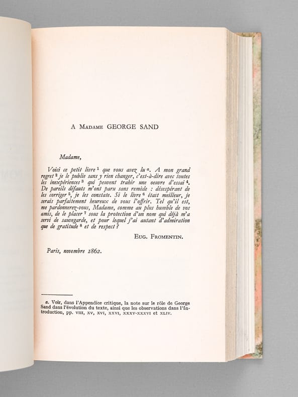 Librairie Marcel Didier - FROMENTIN, Eugène ; WRIGHT, Barbara - Dominique