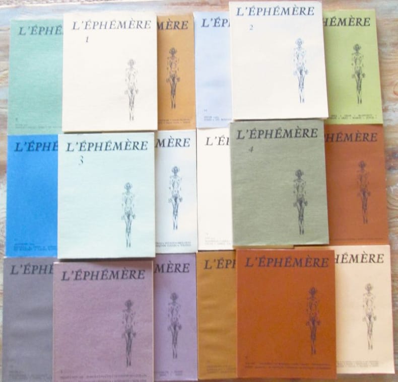 L'Ephémère (Revue) - MAEGHT - Yves Bonnefoy, André du Bouchet, Louis-Re ...
