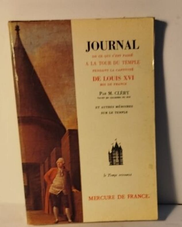 MERCURE DE FRANCE - JOURNAL DE LOUIS XVI A LA TOUR DU TEMPLE pendant la ...