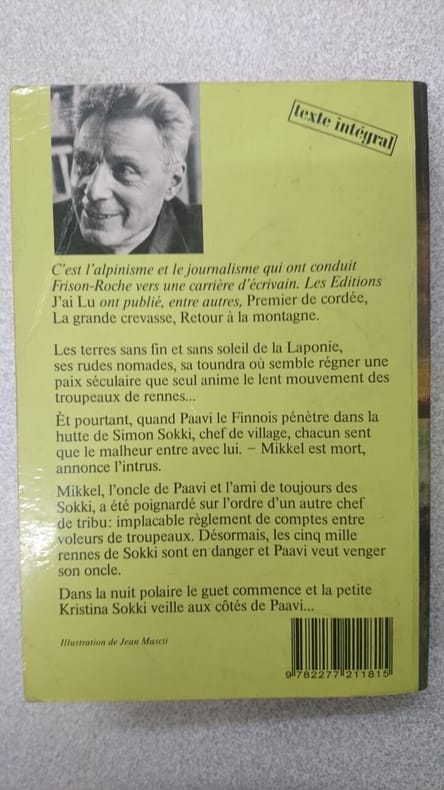 Frison-Roche - Le Rapt - Livre Rare Book