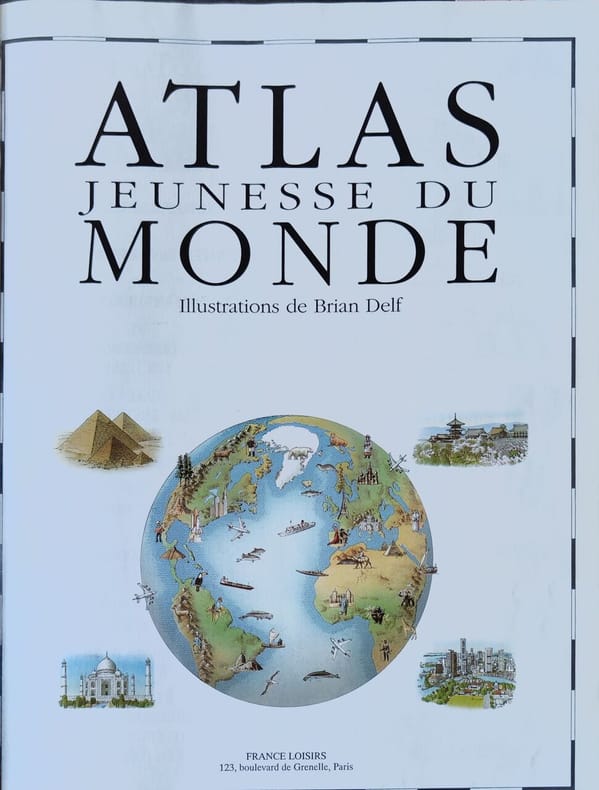 Atlas jeunesse du monde - Livre Rare Book