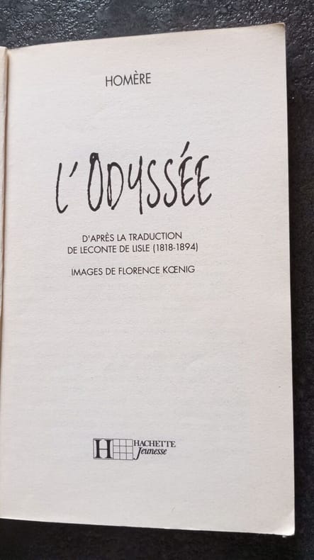Homere - L'odyssee - Livre Rare Book