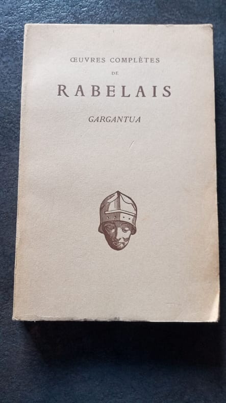 Rabelais Francois - Gargantua - Livre Rare Book