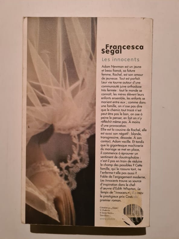 Francesca Segal - Les innocents - Livre Rare Book