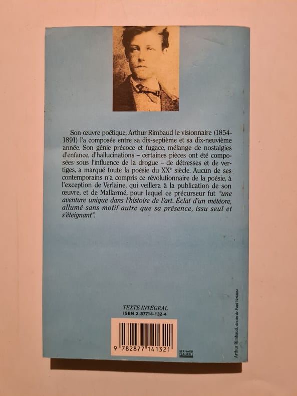 Rimbaud Arthur - Poesies - Livre Rare Book