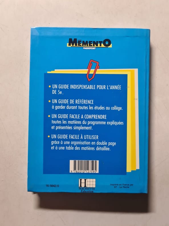 COLLECTIF - Memento passeport. 5e tout ce qu'il faut savoir en francais ...