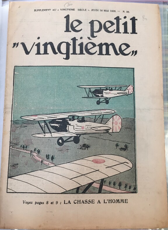Hergé - Revue « Le Petit Vingtième », jeudi 16 mai 1935, n°20, Suppléme ...