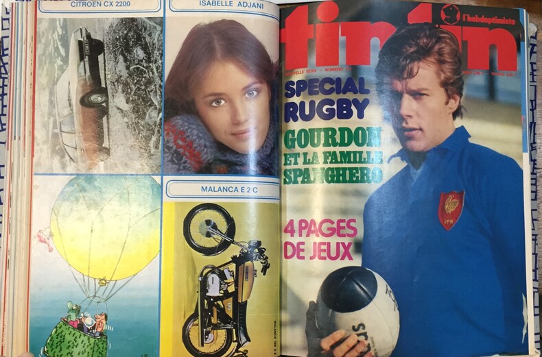 TINTIN - Nouvelle Série - 27 numéros reliés n°104 à n°129 - Livre Rare Book