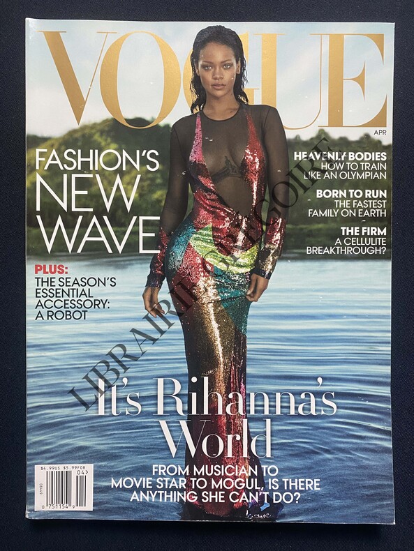 VOGUE-APRIL 2016-RIHANNA - Livre Rare Book
