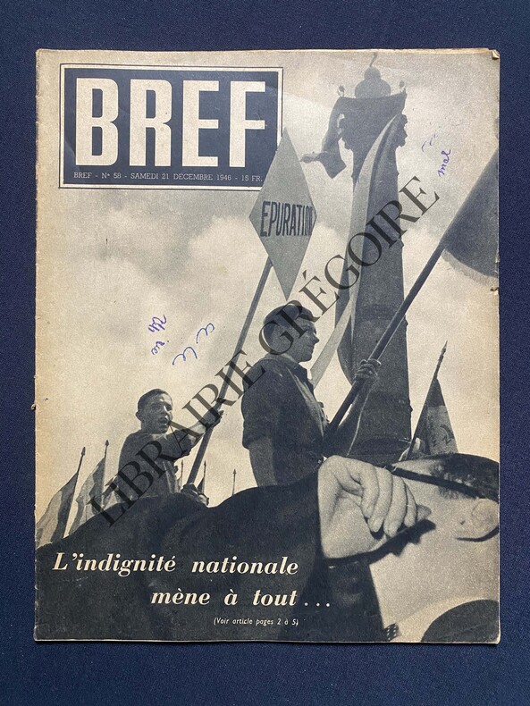 BREF-N°58-21 DECEMBRE 1946 - Livre Rare Book