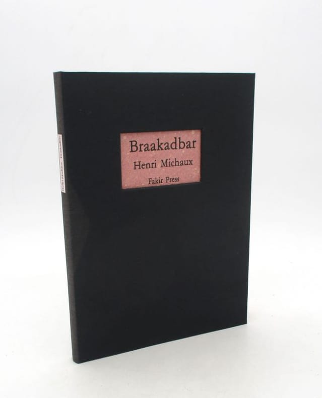 MICHAUX (Henri) - Braakadbar - Livre Rare Book