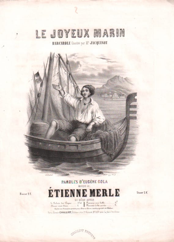 Rey Edouard - Jacquinot Mr. - Merle Etienne - Gola Eugène - Partition ...